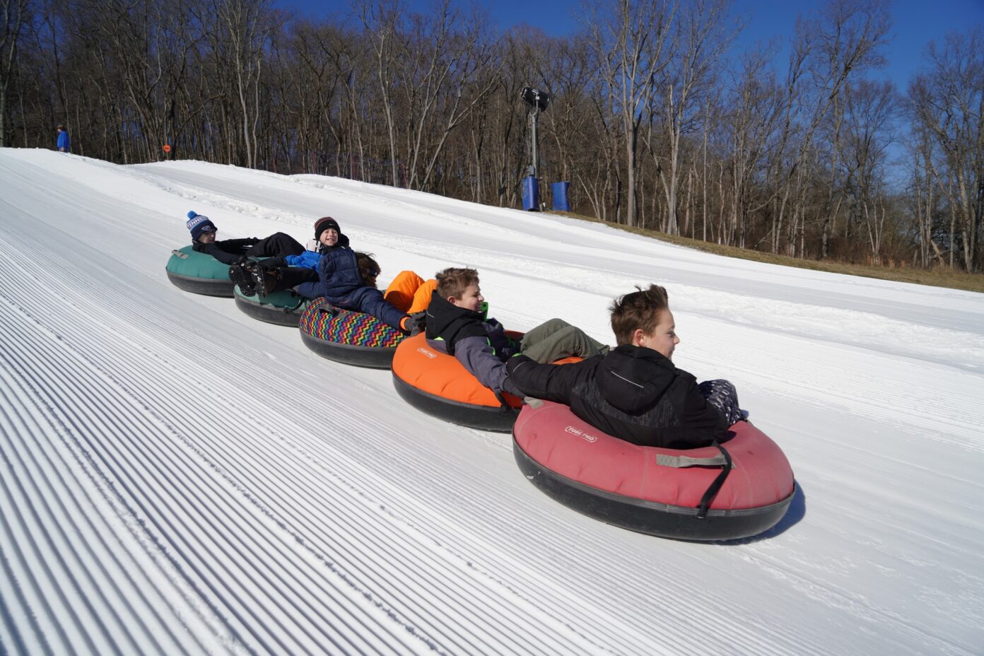 Snow Tubing at Perfect North Slopes