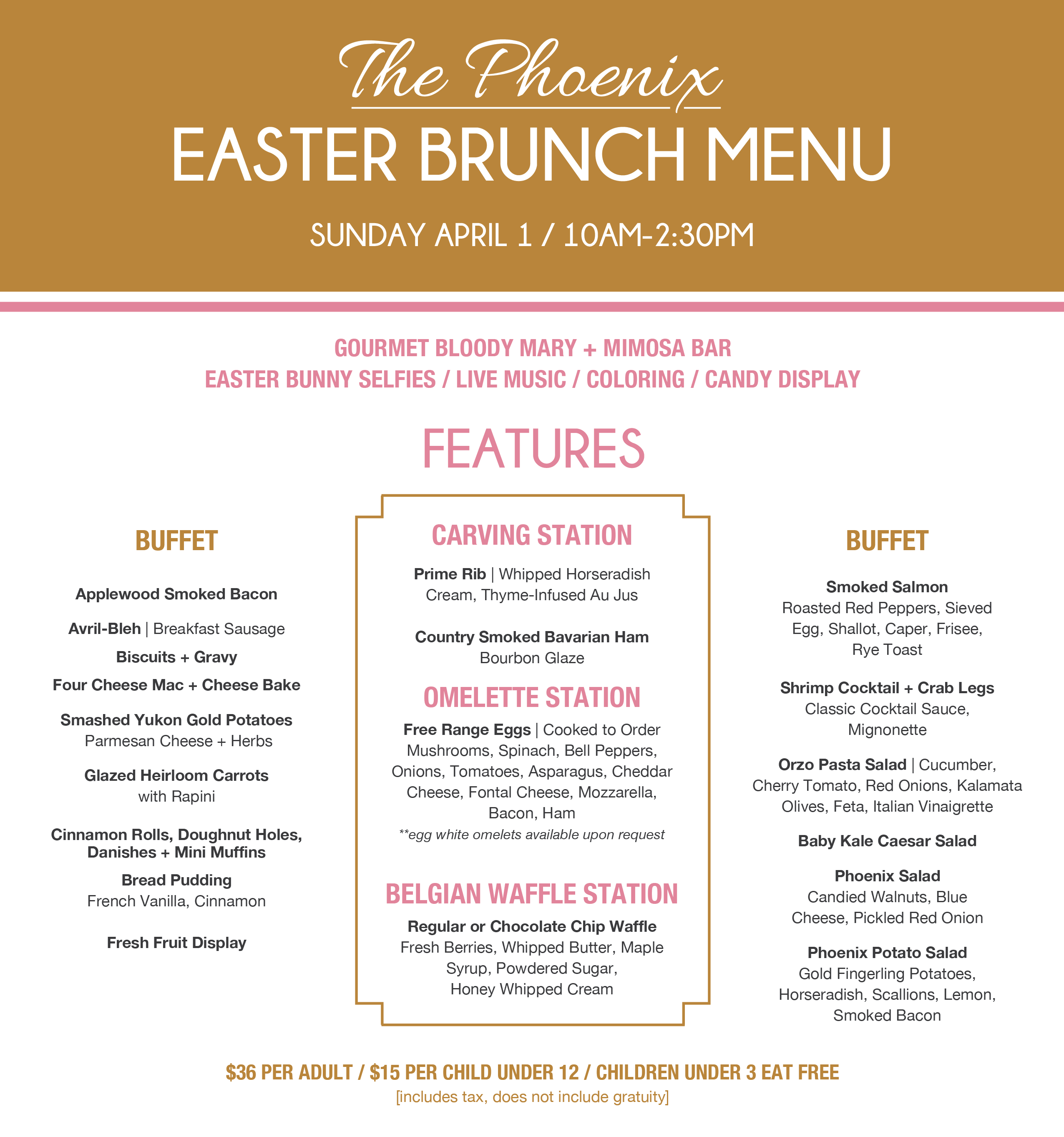 Easter Brunch Menu - Southwest Ohio Parent Magazine