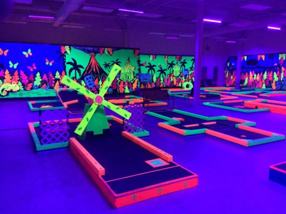 Where to Play Glow-in-the-Dark Indoor Mini Golf