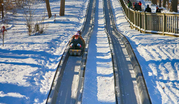 Worth-the-Drive: Pokagon State Park’s Toboggan Run